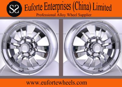 Cina 18 x 8.5inch 4x4 fuori dalla strada spingono le ruote dell'alluminio di Sppoke del doppio 6 di Chrom in vendita