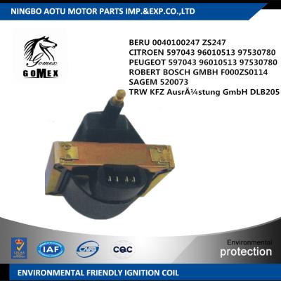 Cina CITROEN PEUGEOT 597043 96010513 97530780 l'accensione dell'unità della bobina di accesione dell'automobile di BOSCH SAGEM di BERU 0040100247 parte in vendita