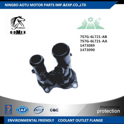 China Coolant Outlet Flange Thermostat Housing Assembly 7S7G6L721AB 7S7G6L721AA 1473089 1473090 for FORD for sale