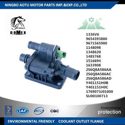 China Coolant Outlet Flange Thermostat Housing Assembly 1336V6 9654393880 9671565980 for FORD PEUGEOT MAZDA  CITROEN SUZUKI for sale