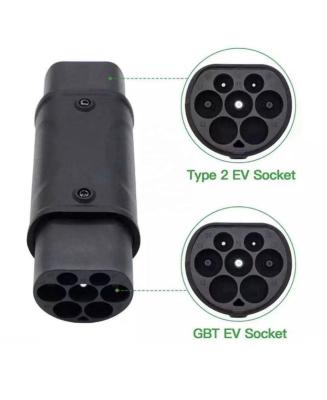 China 32A 7kW 22kW Type 2 To GB/T EV Charging Converter EVSE Adapter for sale
