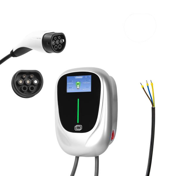 Quality Smart Home Wall-mount EV Charging Station​ 7KW 11kW 22kW Type 1 Type 2 EV Charging Station With App/RFID/WIFI/Bluetooth for sale