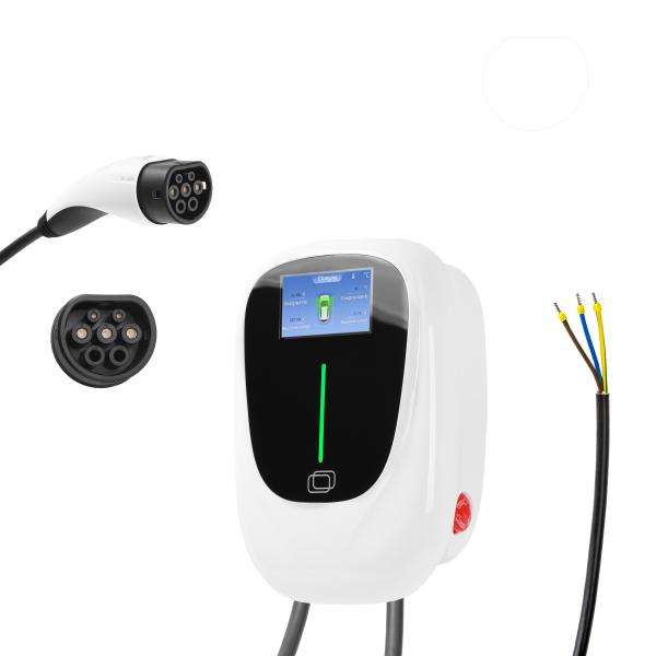 Quality Smart Home EV Charging Station With App/DLB/RFID/WIFI/Bluetooth 7kW 11kW 22kW Wallbox EV Charger for sale