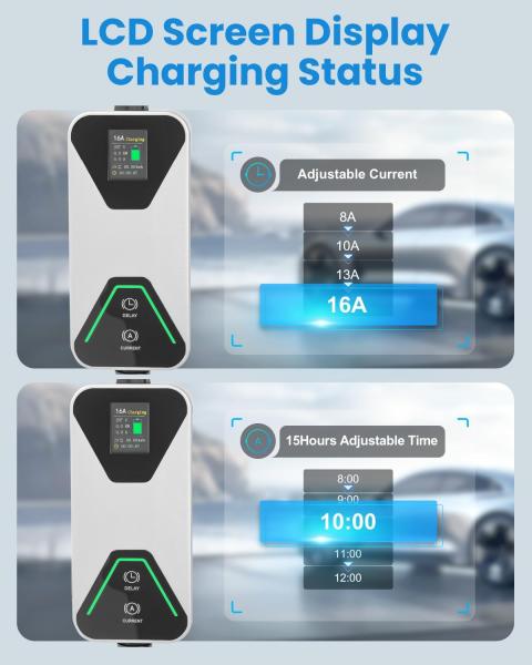 Quality Portable EV Charger Type 1 Type 2 Electric Car Charger 8A To 16A Adjustable EV for sale