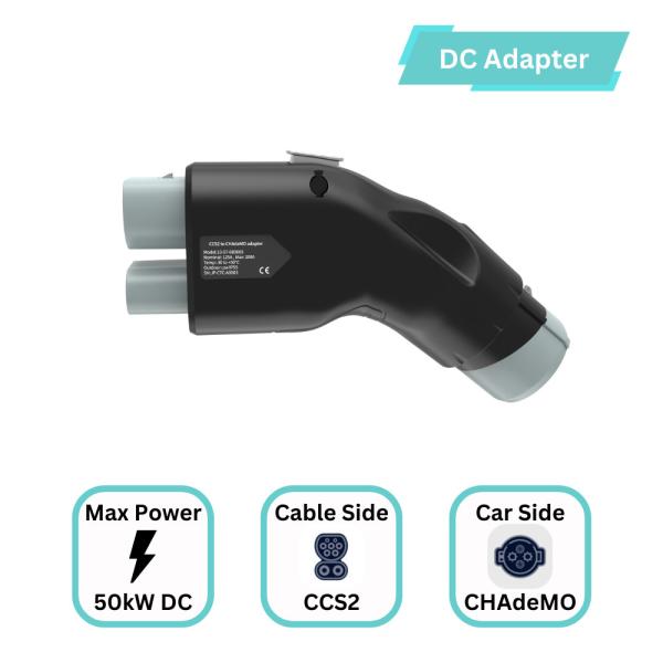 Quality 250A CCS2 To CHAdeMO Adapter DC Fast EV Charging Adapter Combo 2 To CHAdeMO EVSE Adapter For Nissan Leaf Owner for sale
