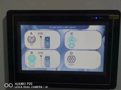 Cina 60kW CCS CHAdeMO GBT Single Dual Guns DC EV Stazione di ricarica per auto elettriche Caricabatterie OCPP 1.6J Conforme in vendita