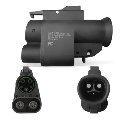 China Adaptador de Supercharger da Tesla 1000V NACS para CCS1 Adaptador de Carregamento EV para Carros Americanos Padrão à venda