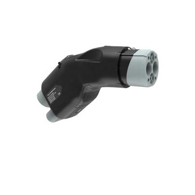 China 250A EV Connectors CCS2 to Chademo DC Fast Charging EV Connectors Ccs2 to Chademo CCS Adapter for Leaf Black OEM CE FCC for sale