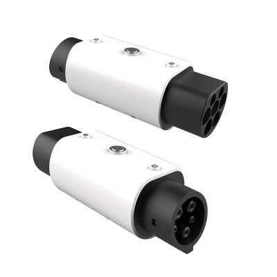 China Type2 IEC 62196 to J1772 Adapter EV Adapter Type 2 to Type 1 Electric Cars Charger Converters for sale
