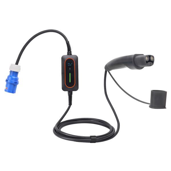 Quality 110V - 240V Level 2 Tesla EV Charger  32A / 16A With 25FT Cable NEMA 5-15/6-20/14-30/14-50/10-30 Plug for sale