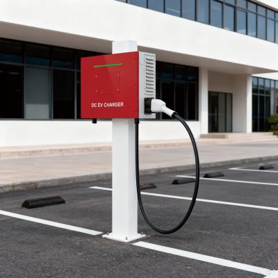 China Wall-Mounted 20KW/30KW/40KW New Electric Car Charger 3 Phase DC EV Charging Pile Commercial DC EV Charging Pile for sale