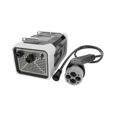 China Portable 3.5kw 5kW V2L Vehicle-To-Load Discharger CHAdeMo CCS NACS Tesla DC Charger Plug Inverter For Nissan Leaf for sale