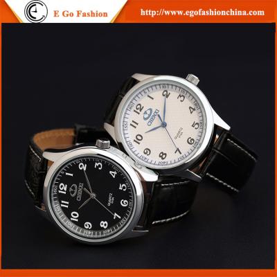 China 010A OEM Watches Quality Leather Watches Quartz Analog Watches for Woman Men's Watch Man for sale