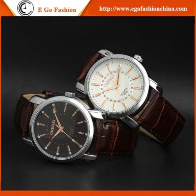 China 023A Fashion Business Watches Man Women's Quartz Watch Analog Stainless Steel Luxury Watch for sale