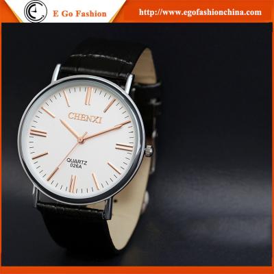 China 026A2 Fashion Jewelry Watch Wholesale Retail Cow Leather Watches Original Quartz Watch New for sale