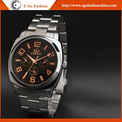 China 012C Fashion Jewelry Quartz Analog Watches Casual Watch for Business Man Steel Watches NEW for sale