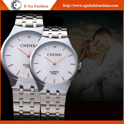 China 055B Couple Watch Fashion Jewelry Wholesale Watch Quartz Women's Watch Female Wristwatch for sale