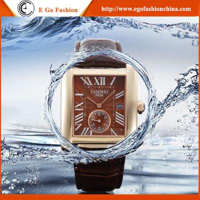 China 063A Square Dial Rose Gold Case Women Watch Luxury Branding Watches Lady Tank Quartz Watch for sale