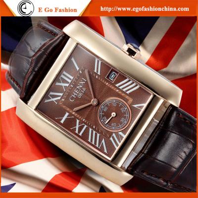 China 063A Fashion European Hotsale Watches Women Luxury Watch Rose Gold Square Quartz Watch New for sale