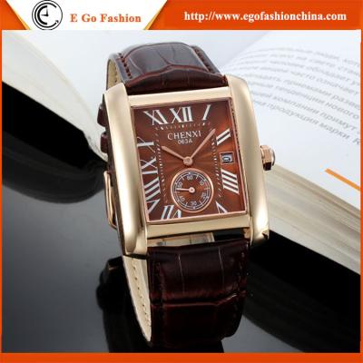 China 063A Hotsale Leather Watch Dress Watches Women Ladies Watch Stainless Steel Quartz Watches for sale