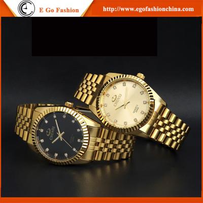 China IPG004A Luxury Gold Watch for Women Ladies Watch Unisex Rhinestone Watch OEM Steel Watches for sale
