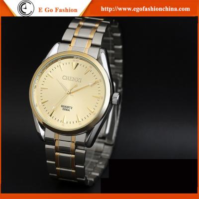 China 006A Fashion Business Watch Stainless Steel Watches Man Quartz Analog Watches for Woman for sale