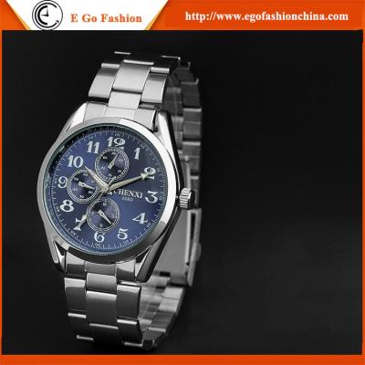 China Business Man Watch Stainless Steel Watches Men Watch Quartz Analog Watch Rhinestone Watch for sale