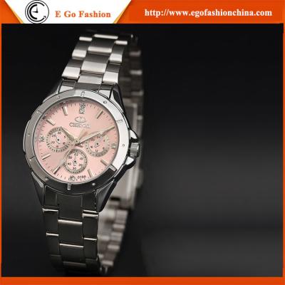 China 019A Pink Lady Watches Woman Female Watch Stainless Steel Watch Luxury Rhinestone Watches for sale