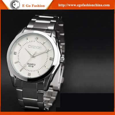 China 021B Fashion Watch Unisex Watch Couple Watch Quartz Analog Watch Steel Watch for Woman for sale