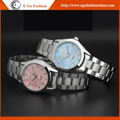 China 021B Pink Blue Watches Wholesale Watch Man Stainless Steel Watch Quartz Watch Couple Watch for sale