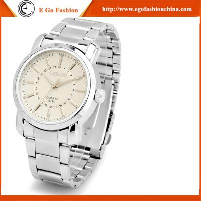 China 023A Fashion Watch for Business Man Stainless Steel Watch Quartz Analog Watch Unisex Watch for sale