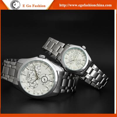 China 024B Fashion Watch Casual Watch Stainless Steel Couple Watch Customized Logo Quartz Watch for sale