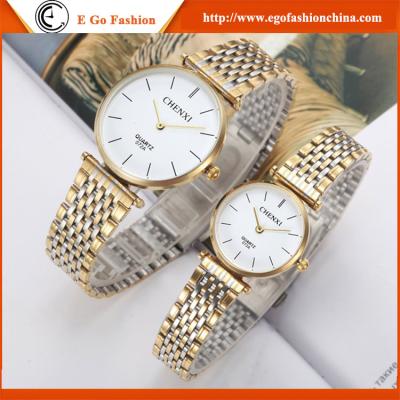 China 072A Couple Watch Unisex Watch Stainless Steel Watch Quartz Analog E Go Fashion Watch Man for sale