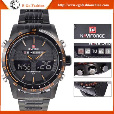 China NAVIFORCE Watch Sports Watch for Climbing Biking Big Dial Men's Watch Quartz Watch Steel for sale