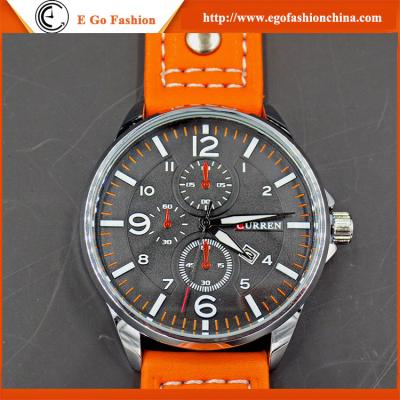China Different Colors Available Top Quality Wholesale Watch Low MOQ 20PCS Genuine Leather Watch for sale