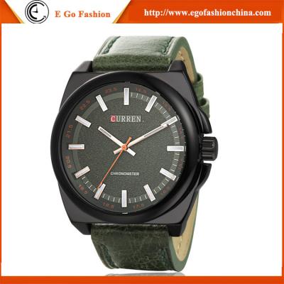 China Vampire's Dairy Movie Watch Stainless Steel Back Watch CURREN 8168 Mens Watches Leather for sale