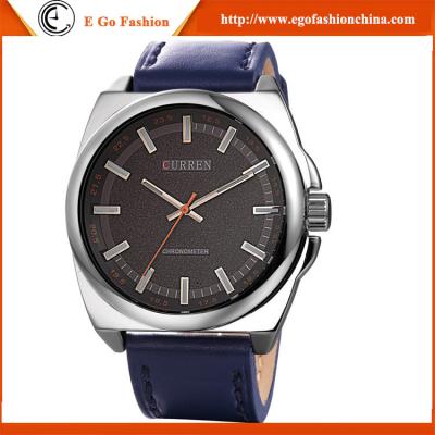China Business Watch Cool Man Watch Classic Watches for Men Leather Watch Big Dial Watch New for sale