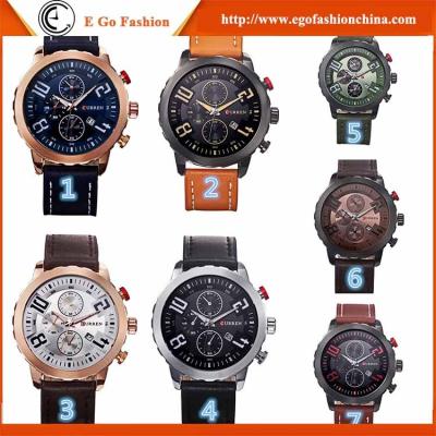 China Fashion Wristwatch Wholesale Retailing LOW MOQ 20PCS Outdoor Sports Watch Leather Watches for sale