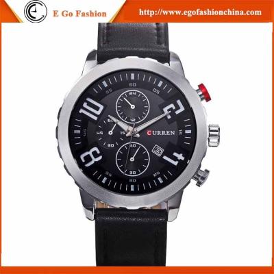 China E Go Fashion Watch Business Watch Men's Quartz Watch Genuine Leather Watches Sport Watch for sale