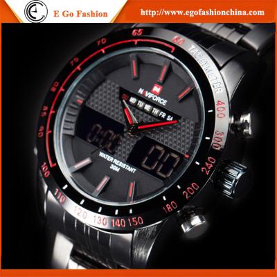 China Top Brand NAVIFORCE Watch 9024BBR LED Light Sport Watch for Boys Luxury Watch Steel Watch for sale