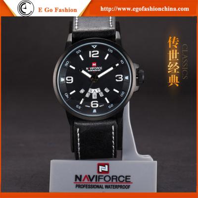 China Naviforce Watch 902802 Leather Band Watch Sport Watch Quartz Analog Watches Man Men Watch for sale