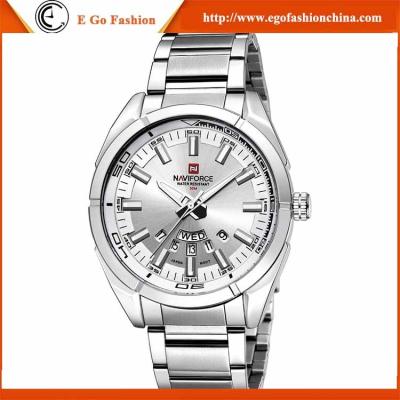 China Big Dial Watch High Quality Luxury Branding Watches Man Naviforce Stainless Steel Watches for sale