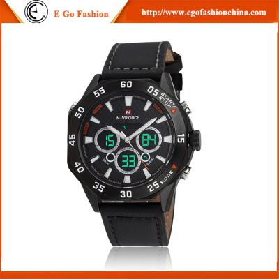 China Naviforce Watch 904302 Stainless Steel Watch Quartz Analog Watches 3 Subdials Sport Watch for sale