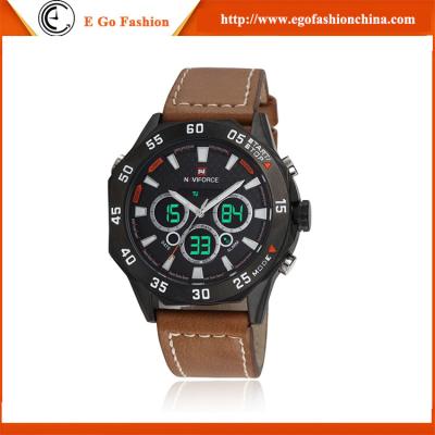 China Pilot Watch Hip Hop Dancing Watches Man Genuine Leather Watch Quartz Analog Watch for Men for sale