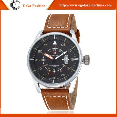 China Naviforce Watches Man Business Watch Quartz Analog Watches Men Fashion Watch Leather Band for sale