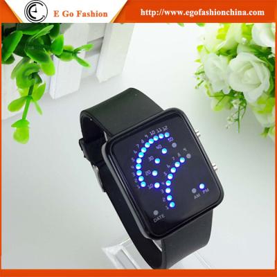 China E Go Fashion OEM Watches for Man Sports Watch Quartz Analog Watch LED Watch Silicone Watch for sale