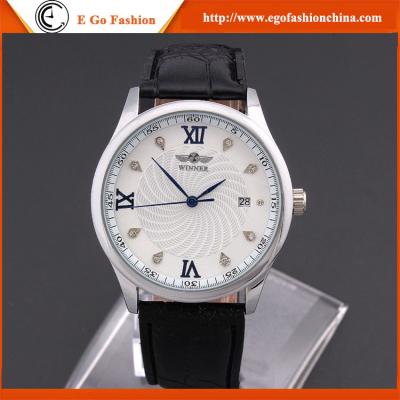 China WN05 Classic Watch Fashion Business Watch Mechanical Movement Stainless Steel Winner Watch for sale