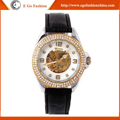 China WN21 Full Imitation Diamond Watches for Woman Women's Watch WINNER Mechanical Watch Hot for sale