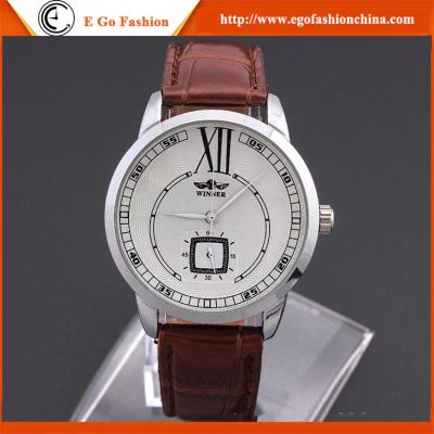 China WN22 Roman Numberals Sundial Watch for Man Male Watches WINNER Mechanical Watch Hotsale for sale
