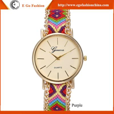China GV02 Canvas Band Fashion Jewelry Watch Woman Quartz Analog Watches Unisex Sports Watch New for sale